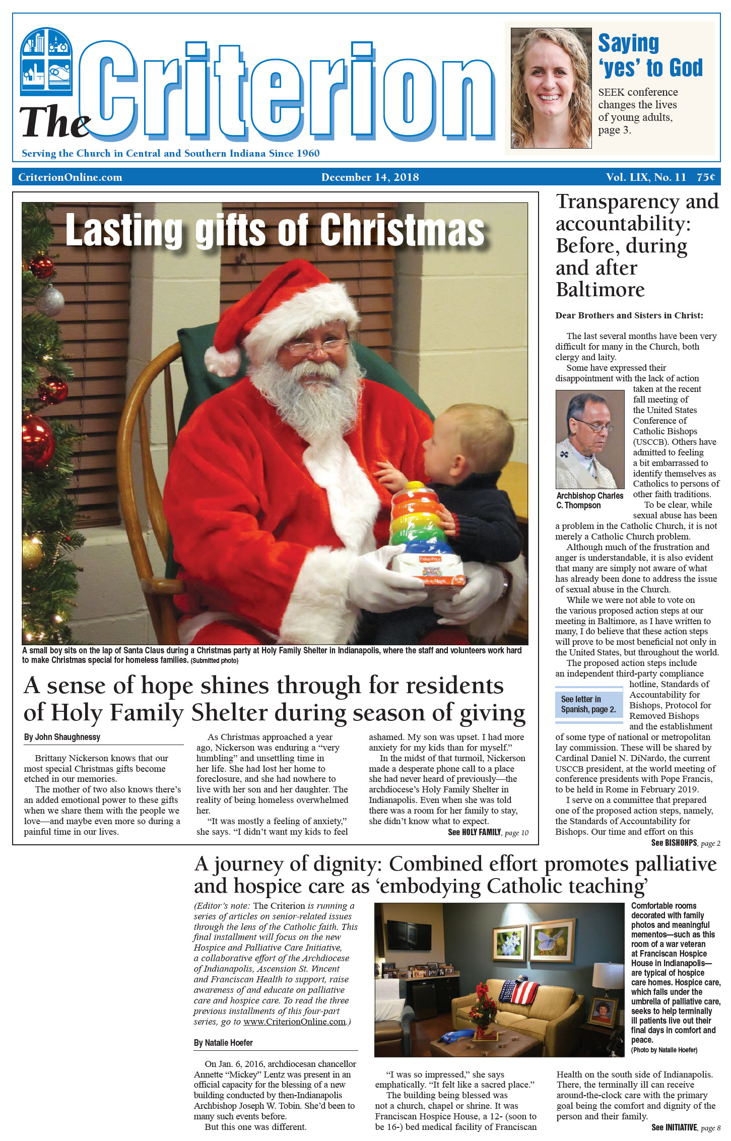 In the upcoming print issue of The Criterion (December 14, 2018)